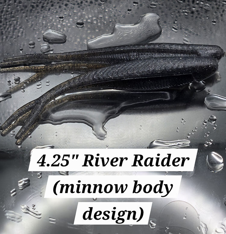 4.25" River Raider - Soft Plastics - The Jig Shop